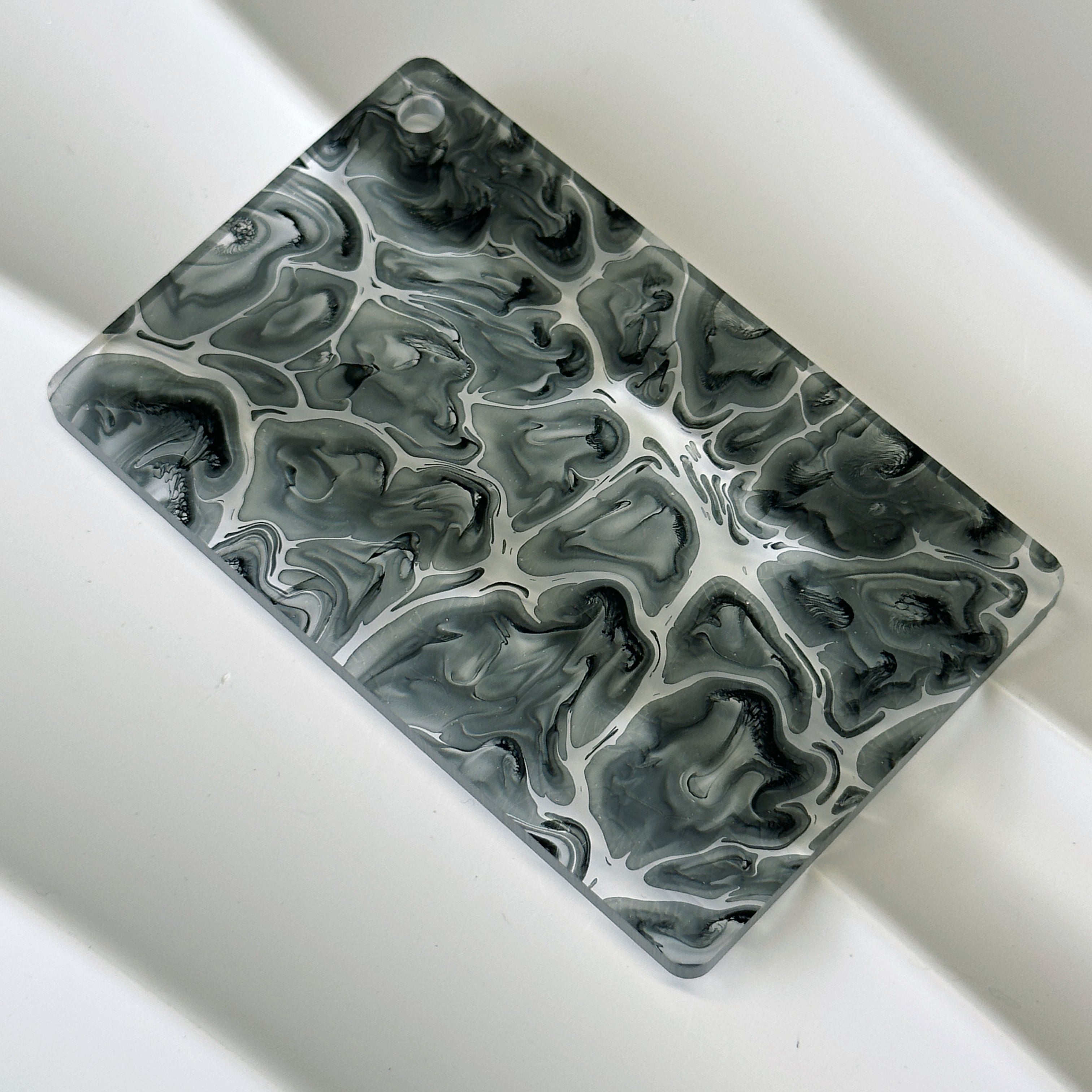 1/8'' Grey Transparent Pattern Cast Acrylic Sheet | MJS Acrylic